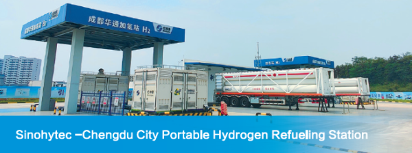Reliable hydrogen potable station for safe refueling