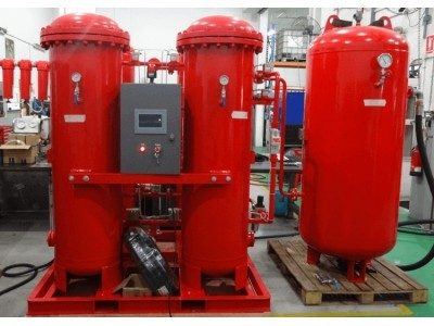 Efficient nitrogen-based gas test system setup